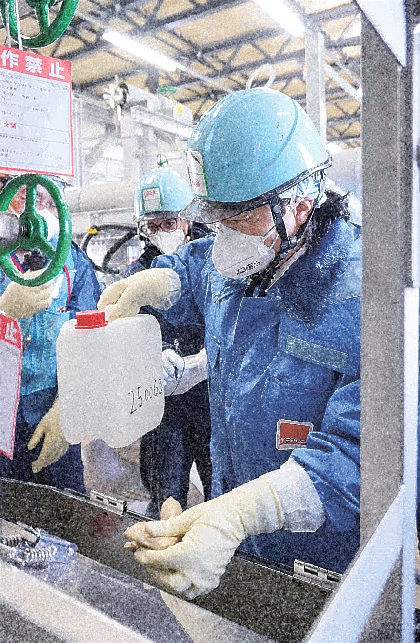 タンク処理水 中国が初採取 福島第1原発 | 山陰中央新報デジタル