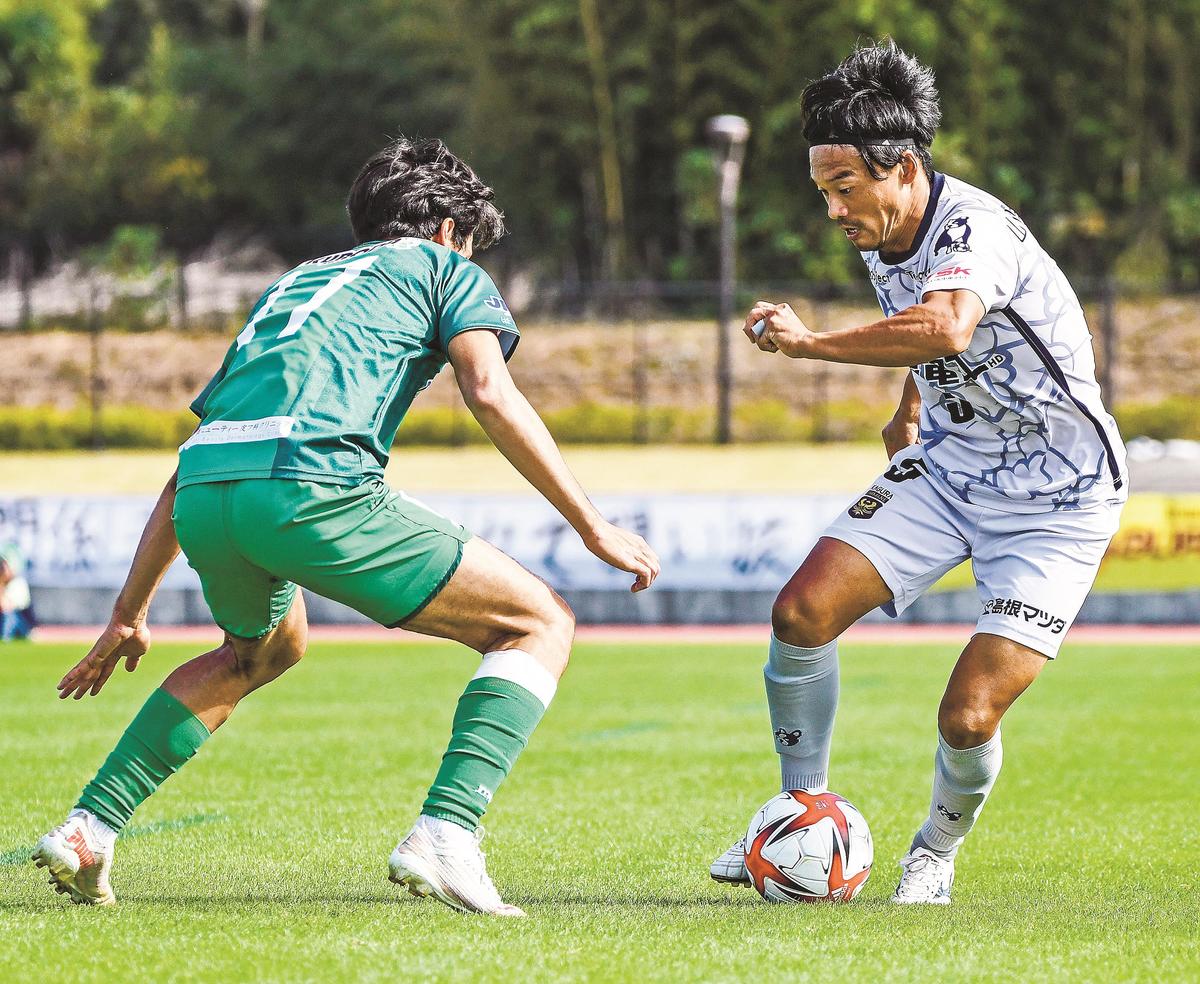FC神楽しまね 滋賀に勝利 馬場決勝点 豪快ミドル JFL | 山陰中央新報デジタル