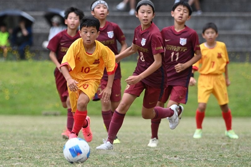 【写真特集】予選Bグループ：川津・松江南・江津 島根県U12サッカー交歓優勝大会 | 山陰中央新報デジタル